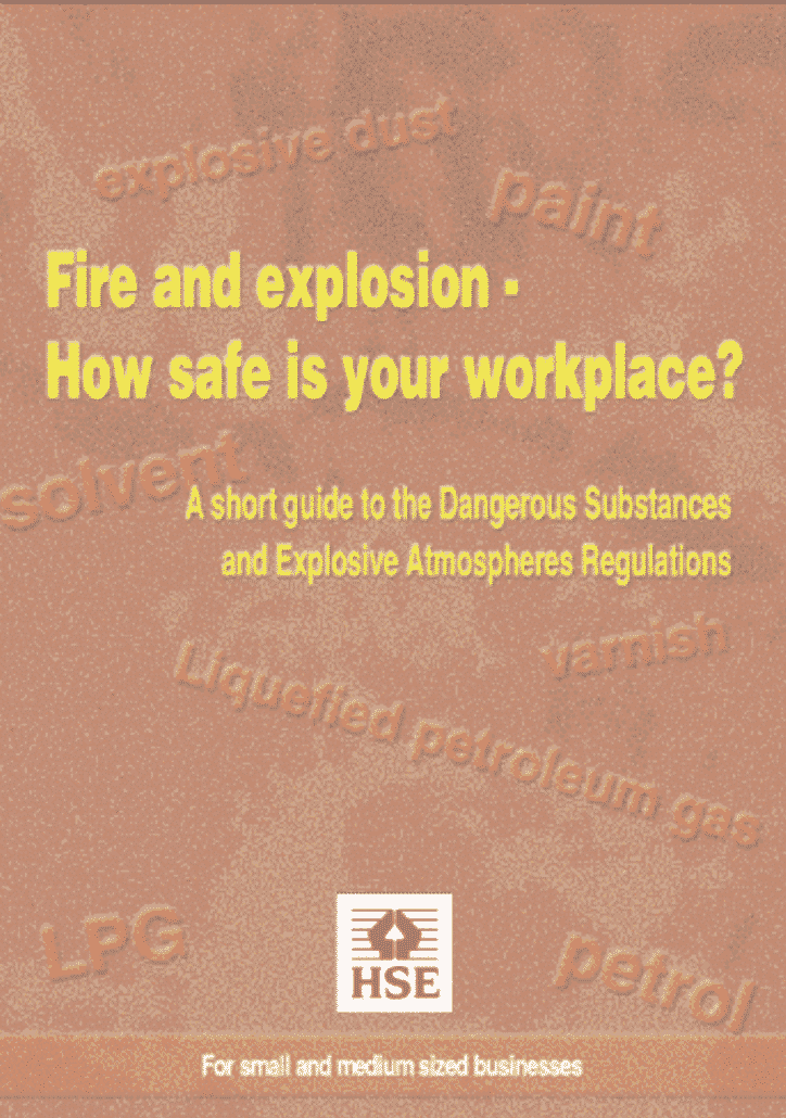 Fire and explosion – how safe is your workplace – Webshop en e-learning ...